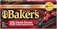 Amazon.com : Baker's Semi-Sweet Baking Chocolate Squares, 4 oz ...