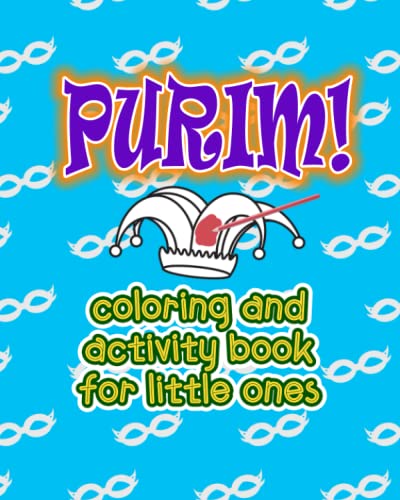 Happy Purim Coloring and Activity Book: Purim activity book for kids ...