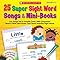 Amazon.com: 25 Super Sight Word Songs & Mini-Books: Fun Songs Set to ...