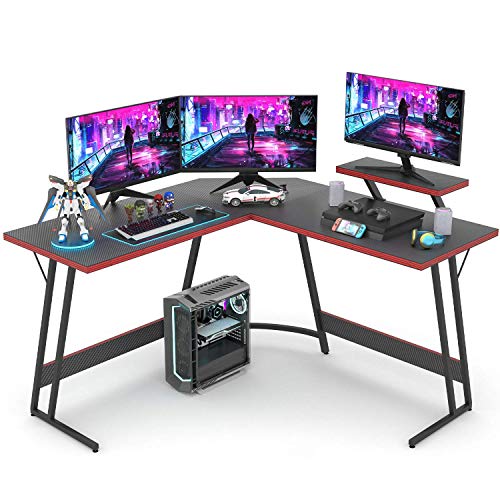 VICTONE L Shaped Gaming Desk 51 Inch Computer Corner Desk, Home Pc Desk ...