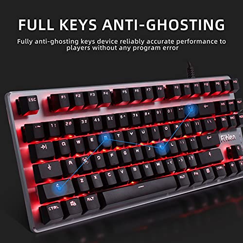 Fuhlen G87 Mechanical Keyboard 87 Keys - Tactile & Clicky Cherry MX ...