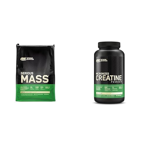 Optimum Nutrition Serious Mass Weight Gainer Protein Powder Vitamin C ...