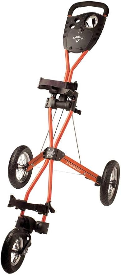Amazon.com : Callaway Fusion Push Cart, Orange : Push Pull Golf Carts ...