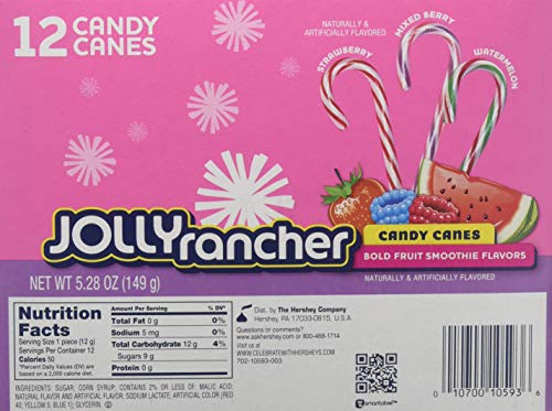 Jolly Rancher Candy Canes Flavors