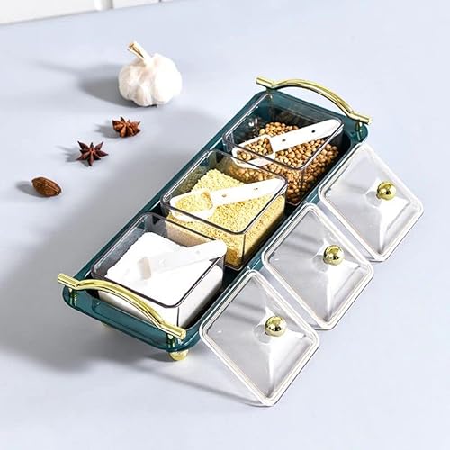 سعر Square Serving Dishes Portable Tray Dry Fruit Snack Platter Candy ...
