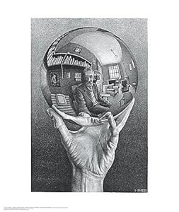 Amazon.com: Hand with Reflecting Sphere, Art Poster by M.C. Escher ...
