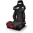 Amazon.com: Sparco Sport Seat R333 - Black/Red - Reclinable : Automotive