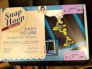 Amazon.com: DIME Snap Hoop Monster Magnetic Embroidery Hoop for Janome ...