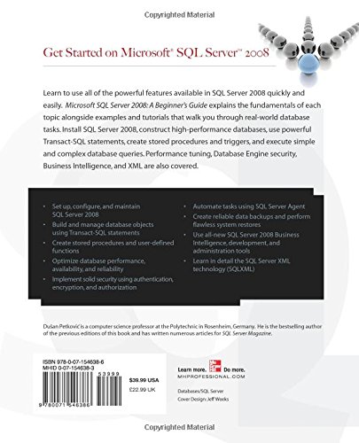 Microsoft SQL Server 2008: A Beginner's Guide | Pricepulse