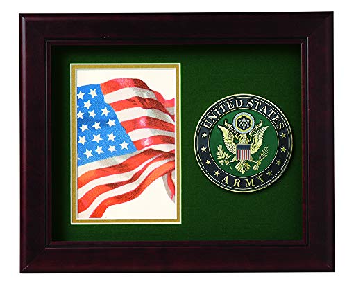 US Army Medallion Portrait Picture Frame - Gift A Soldier