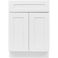Amazon.com: ONESTOCK 30-Inch Kitchen Base Cabinet with Drawer, White ...
