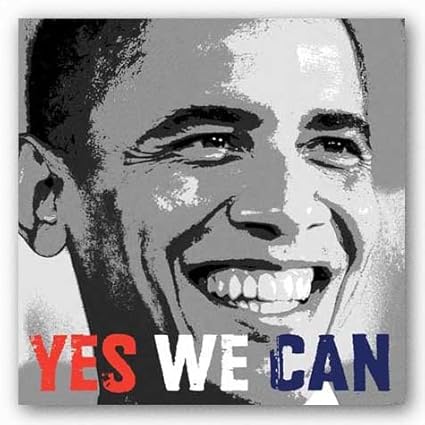 Amazon.com: Barack Obama: Yes We Can - Pop Art Poster (12 x 12): Home ...