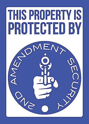 Amazon.com : This Property Is Protected By 2nd Amendment Security Sign ...