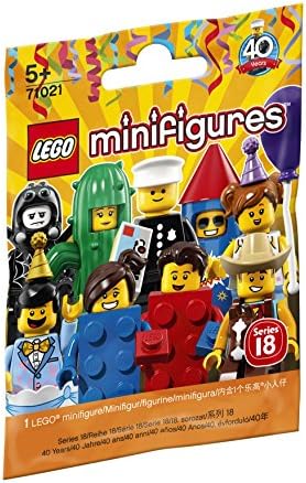 Lego Minifigure Series 18 Celebrate 40 Years Play Set - 5 Years & Above ...