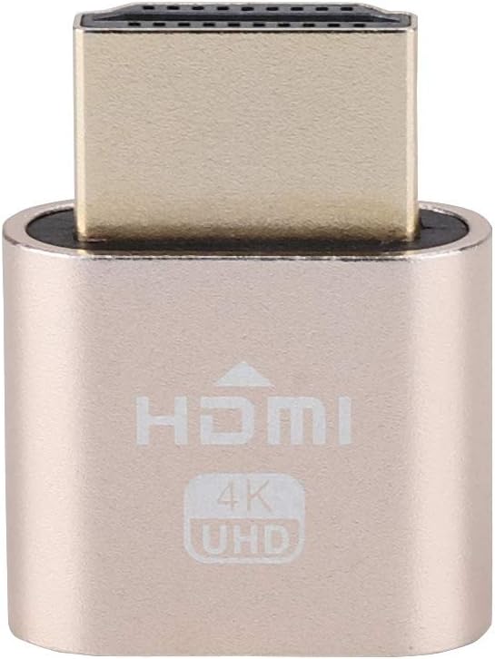 Bewinner Graphics Card HDMI Patch, Analog Camouflage Fake Screen, VGA ...