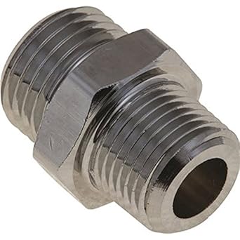 Amazon.com: T&S Brass 000545-25M Adapters, 3/8" NPT Male x 3/4-14" UN ...