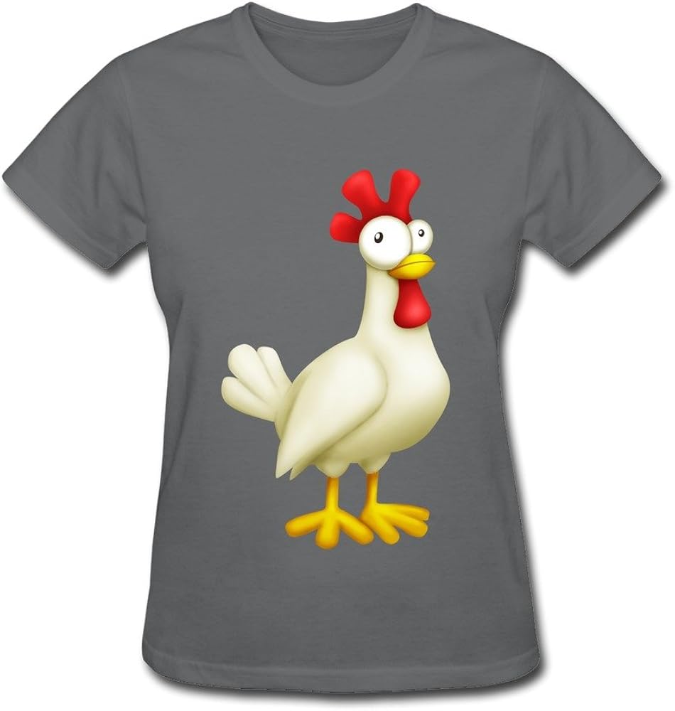 Amazon.com: RIDA Hay Day Chicken Game T-shirts For Women Medium ...