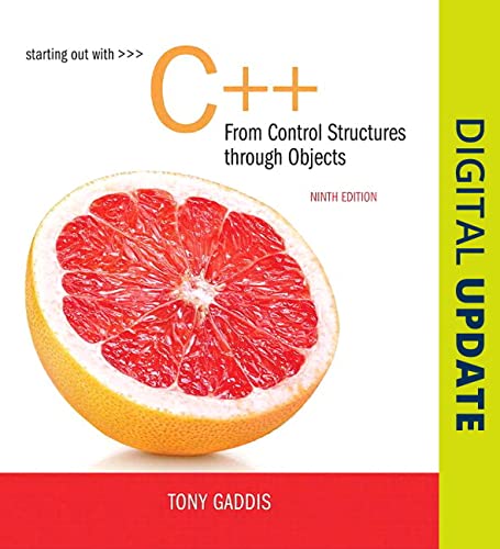 Amazon.com: Starting Out with C++ from Control Structures to Objects ...