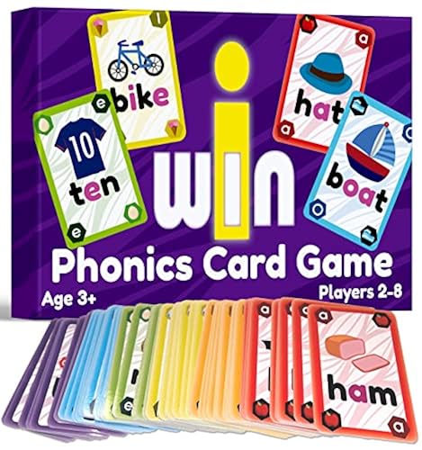 iWin Phonics Game and Vowels Sounds Card Game - Learn to Read Game Ages ...