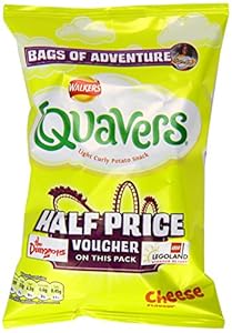 Walkers Quavers Cheese Snacks 20.5 g (Pack of 48): Amazon.co.uk: Grocery