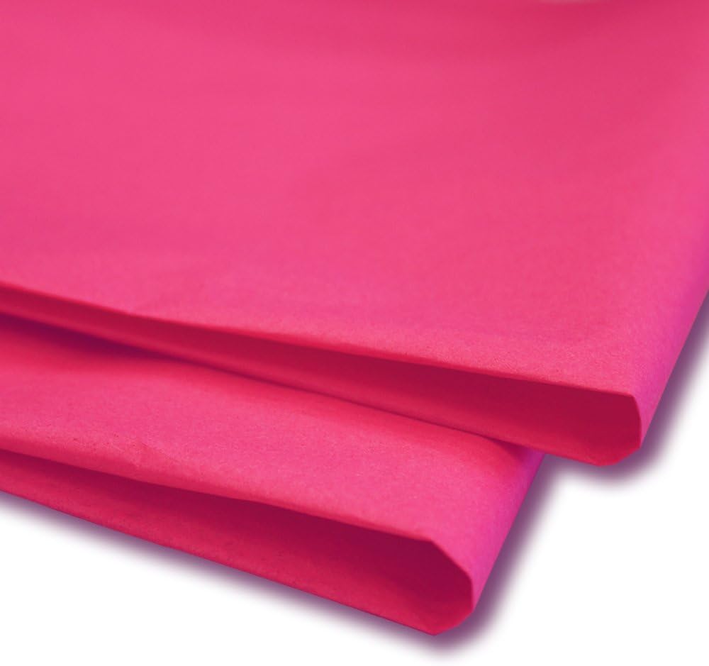 25 x Hot Pink Tissue / Wrapping Paper Sheets (20" x 30"): Amazon.co.uk ...