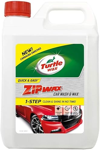 Car Turtle Wax Zip Wax Super Concentrated Car Wash Shampoo and Wax 5 ...