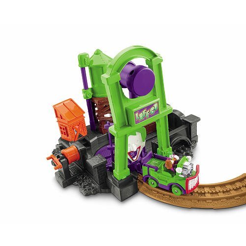 Fisher-Price GeoTrax DC Super Friends Deluxe Playset - Jokers Lair ...
