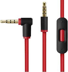 Amazon.com: Replacement Audio Cable Cord Wire with in-line Microphone ...