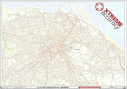 XYZ Postcode Sector Map - (C6) - Edinburgh City Centre: Plastic Coated Wall Map: Amazon.co.uk ...