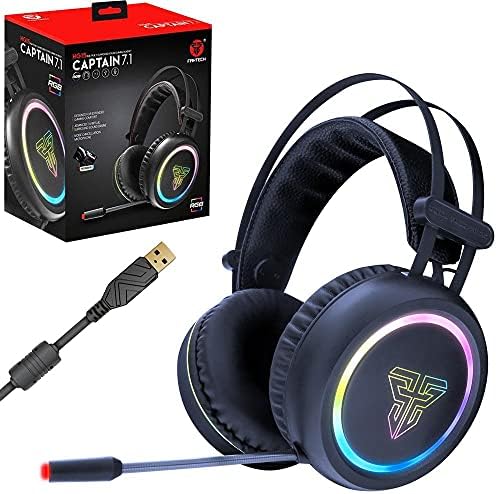 Fantech HG-15 CAPTAIN USB 7.1 Virtual Surround With Software & RGB LED ...