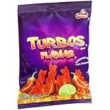 Amazon.com: Frito Lay, Sabritas, Turbos Corn Snacks, Flamas, 9.25oz Bag ...