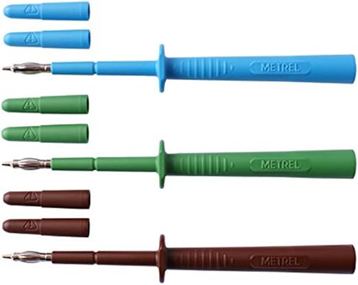 Metrel MLP3 - Double Insulated, GS38 Test Lead Probe Set, Set Of Three ...