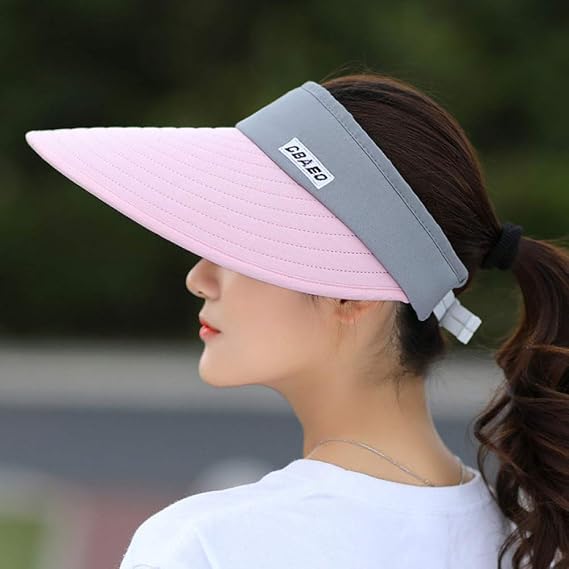 Visera de Sol de Verano para Mujer Sombrero de ala Ancha Sombrero de ...