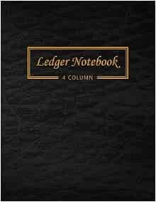 Amazon.com: Ledger Notebook: 4 Column Ledger Record Book Account ...