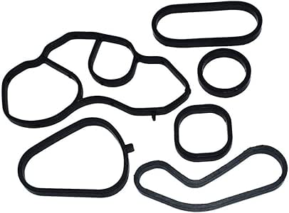 Amazon.com: Ensun Oil Filter Housing Gasket Set 11428643747 and Oil ...