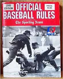 Official Baseball Rules: Sporting News: 9780892042111: Amazon.com: Books