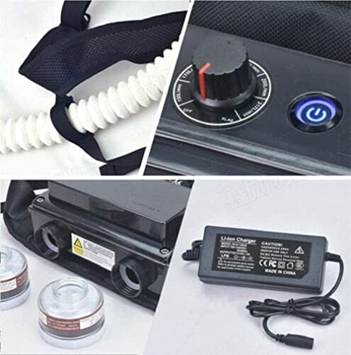 PAPR Powered Air Purifying Respirator Assembly Kit, Belt-Mounted With ...