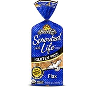 Food For Life Bread Gluten Free Sprouted Flax, 24 Ounce (Pack of 6 ...