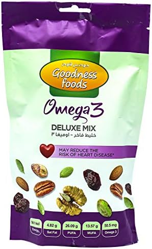 Goodness Foods Omega-3 Deluxe Mix 175Grams price in UAE | Amazon UAE ...