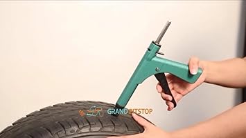 Grand Pitstop Tubeless Tyre Puncture Kit Gun & Inflation Kit With ...