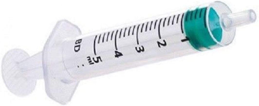 BD Emerald Syringe 5ML Luer Slip, Sterile, Pack of 100 – BigaMart