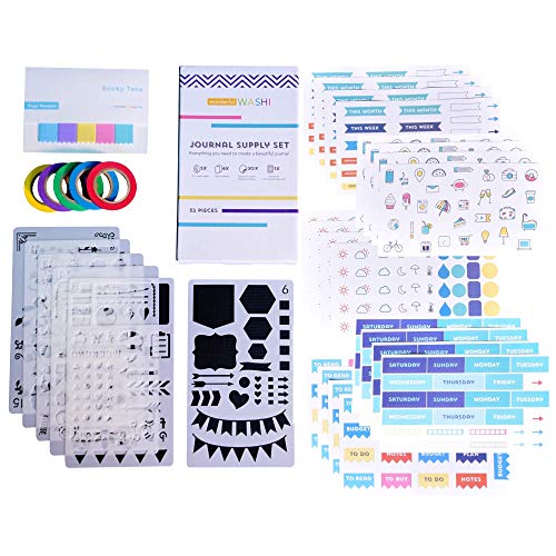 Perfect Planner Journal Supplies Kit - 32 Piece Set, Custom-Designed ...