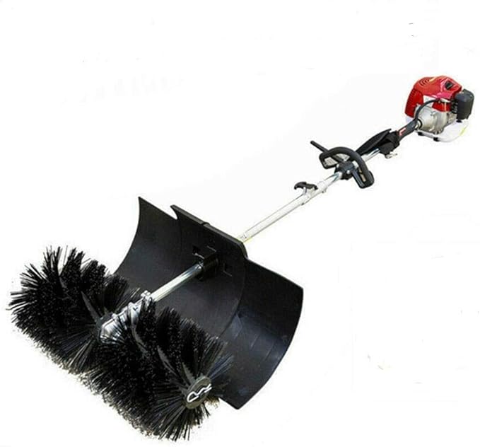Amazon.com: 52cc Gas Power Nylon Brush Sweeping Broom Driveway Turf ...