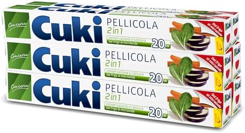Cuki 2 in 1 Foil from Refrigerator to Microwave - 20 Metres - 6 Packs ...