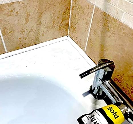 Specialist 12 mm BATH EDGING QUADRANT BEADING SEALING KIT READY MITRED ...