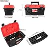 MAXPOWER 17-Inch Tool Box, Portable Tool Box with Removable Tray & Dual ...