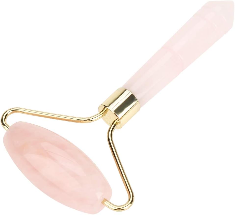 Aramox Natural Rose Quartz Stone Massager Pink Crystal Massager Body ...
