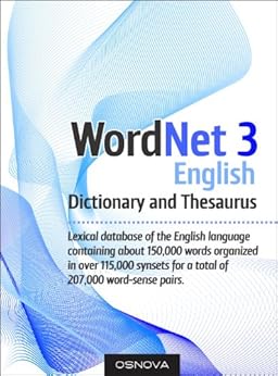 WordNet 3 (largest English dictionary and thesaurus) - Kindle edition ...