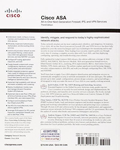 Cisco ASA: All-in-one Next-Generation Firewall, IPS, and VPN Services ...