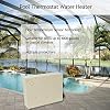 Swess Electric Pool Heater 11KW 240V Above Ground Pool Heater Swimming ...